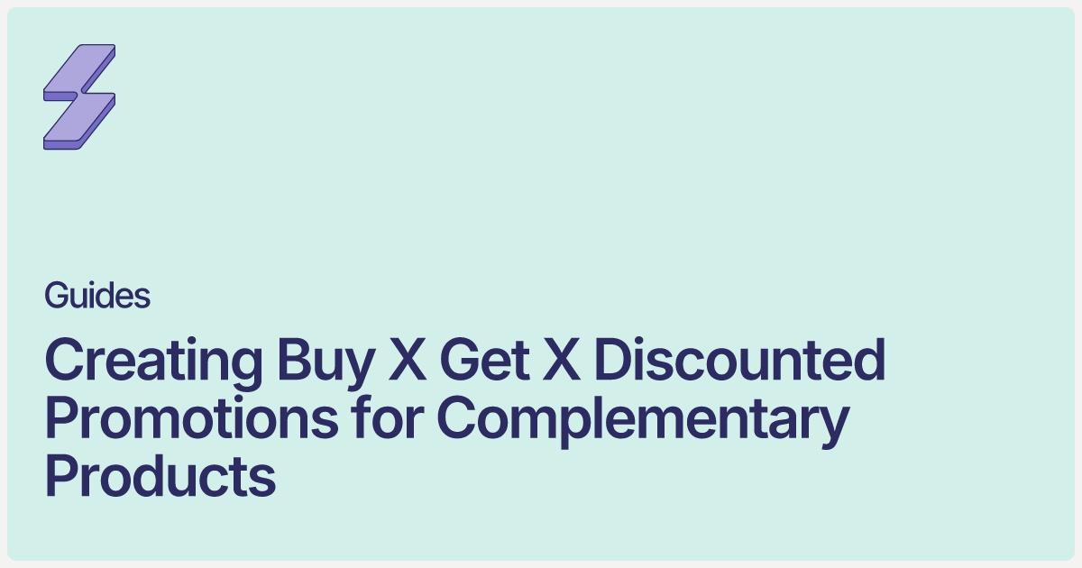 Creating Buy X Get X Discounted Promotions for Complementary Products ...